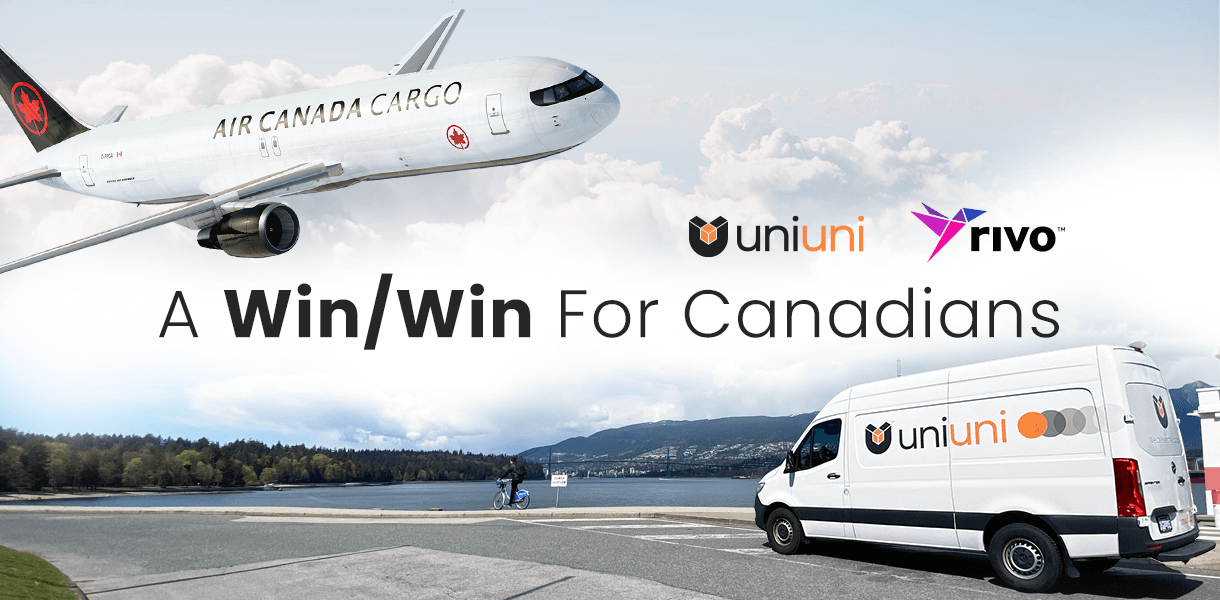 Nothing But Blue Skies! UniUni & Air Canada Cargo Join Forces. • UniUni